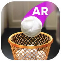 Paper Bin AR: office games